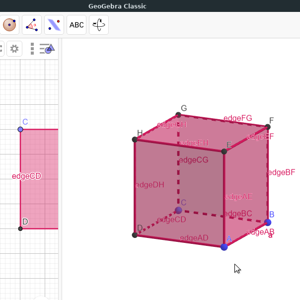 Simulasi Jaring-Jaring Kubus di Geogebra Classic 6 - LABKOMMAT
