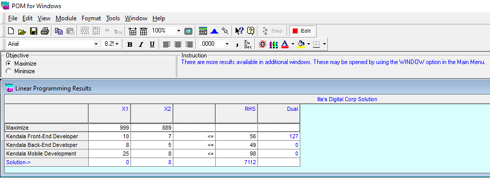 Linear Programming Dengan Metode Grafik Menggunakan POM For Windows ...